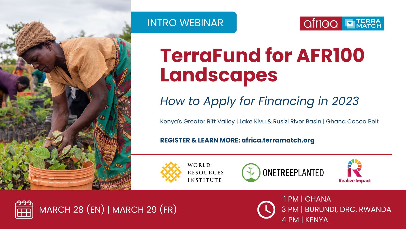 TerraFund for AFR100 Landscapes - Events at Global Landscapes Forum